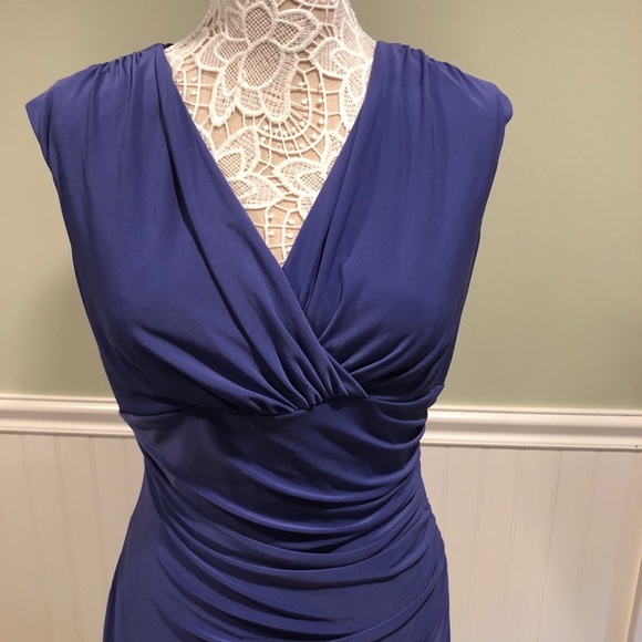 Kate Hill | Dresses | Kate Hill V Neck Ruched Midi Dress | Poshmark
